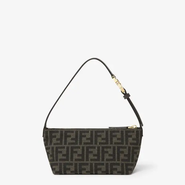 Fendi Vanity Pouch Small Ff Zucca Jacquard Fabric Mini-bag